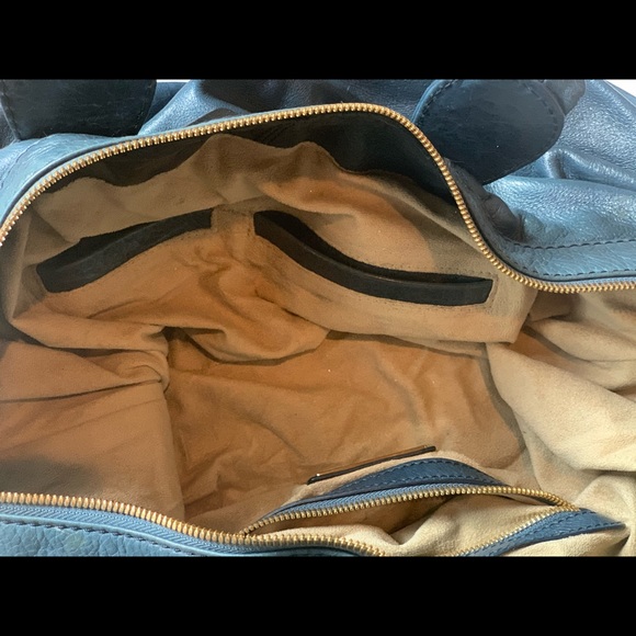 Gustto | Bags | Gustto Estola Satchel In Glazed Blue Leather | Poshmark